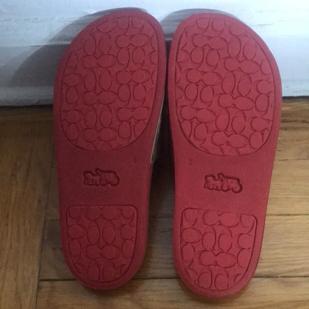 Coach Udele Printed Signature Slide - Gem